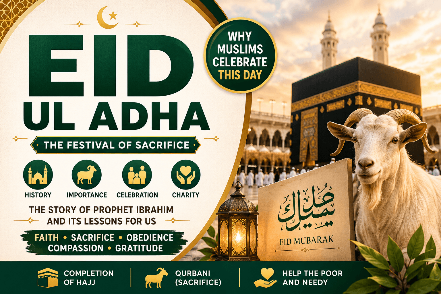 Eid ul Adha – The Festival of Sacrifice in Islam - Deen E Quran